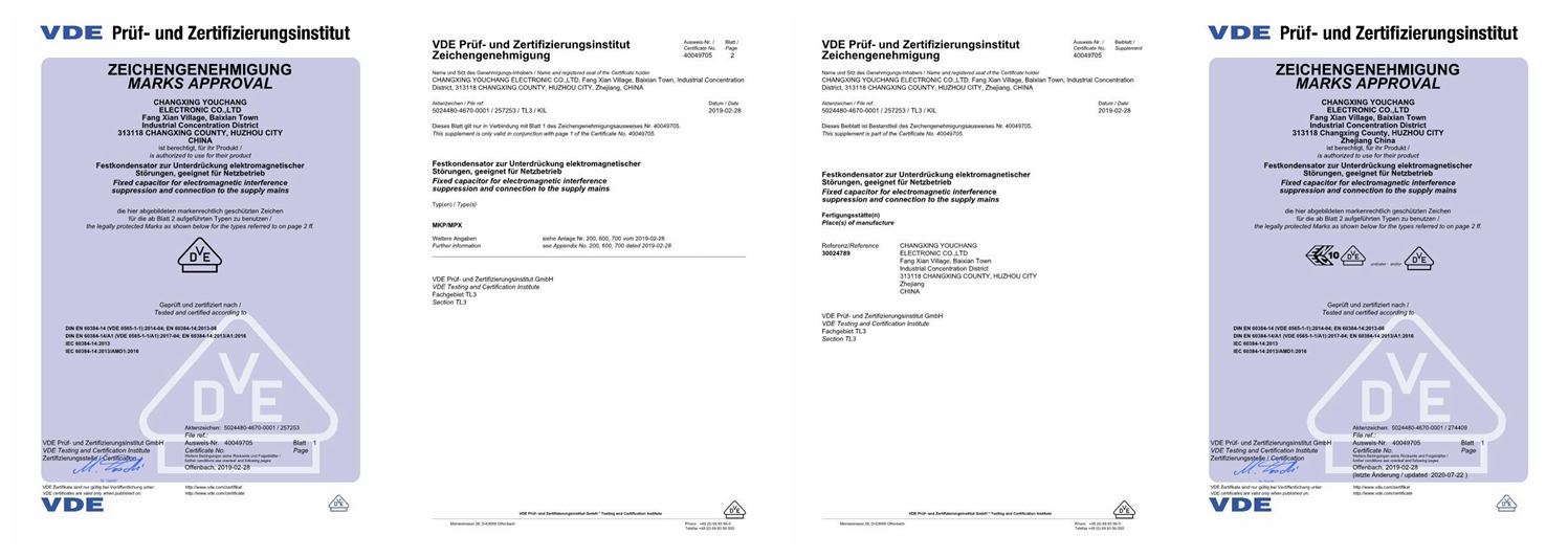 Buy Wholesale China Mkp X2 Capacitor 275vac/310vac Vde Ul Certificated ...