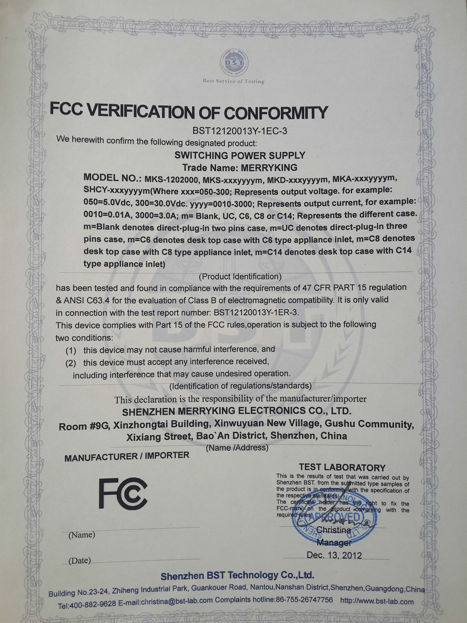 Buy Wholesale China Ul Fcc Ce Rohs Approval Us Plug Power Charger 5v 2a ...