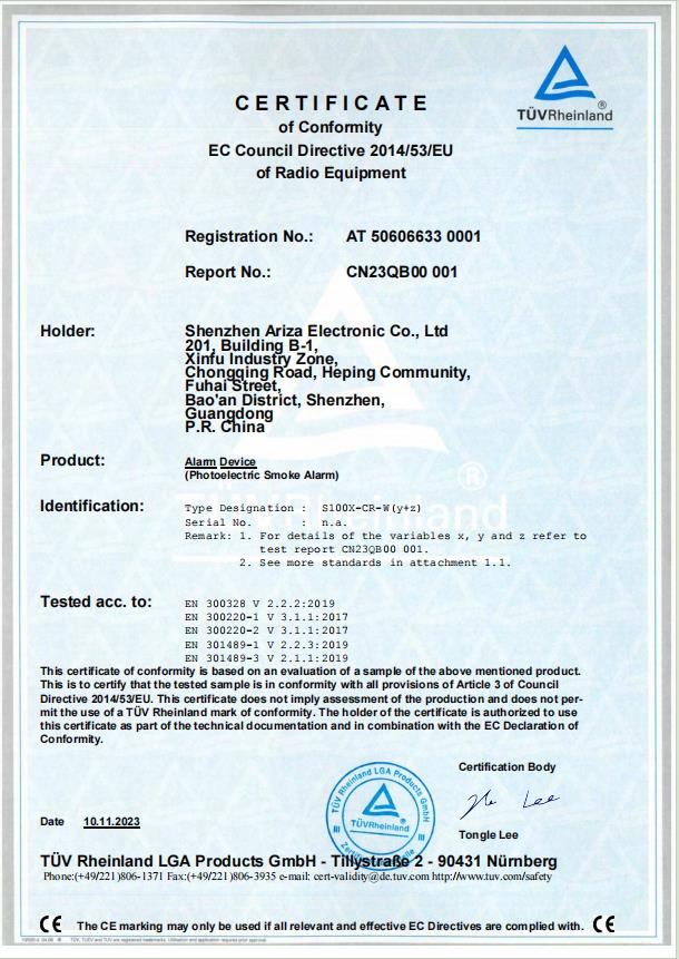 Buy Wholesale China New 10 Years Battery 85db Hotels Fire Smoke Leak ...