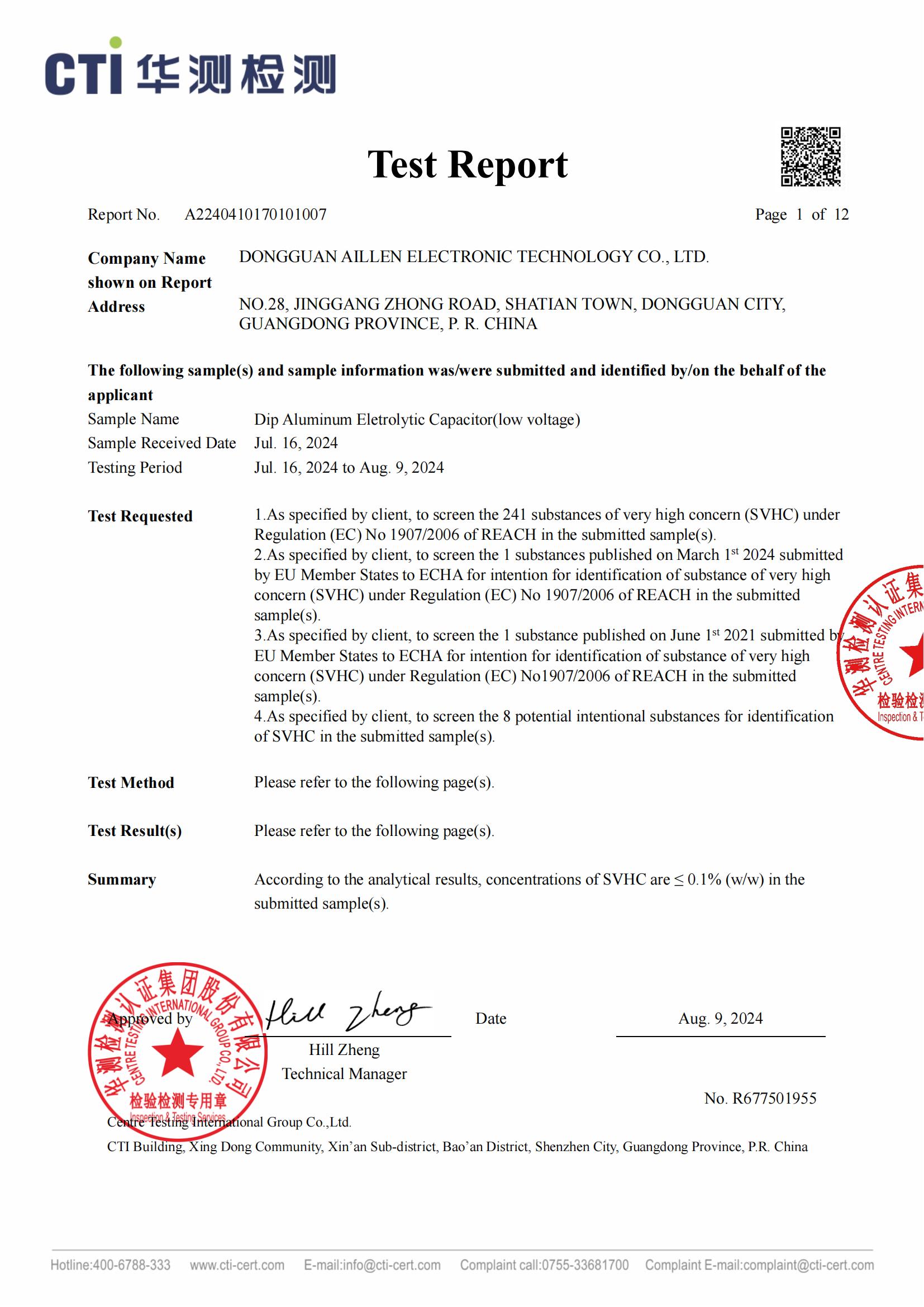 Manufacturer Radial Plug In Aluminum Electrolytic Capacitor ...
