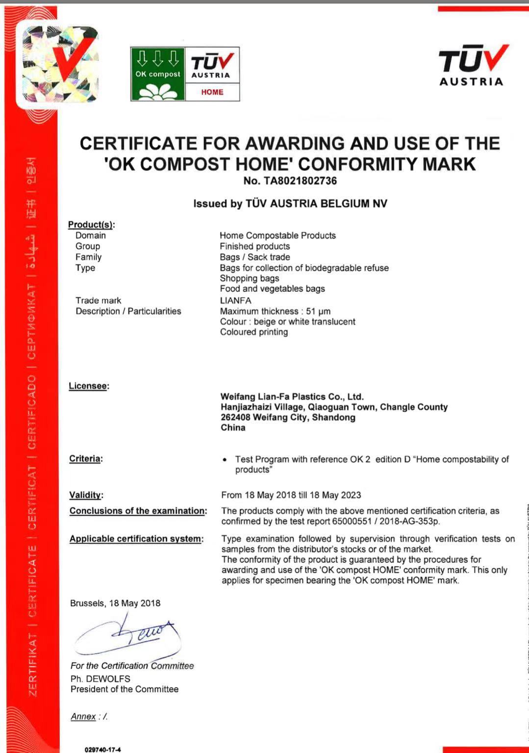 Buy Wholesale China 100% Biodegradable Corn Starch Bag Green Bin Liner ...