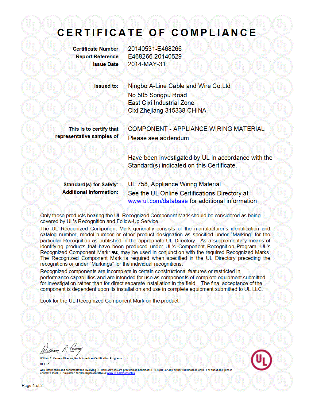 Company Overview of China Eu Power Cord Manufacturer - Ningbo A-Line ...