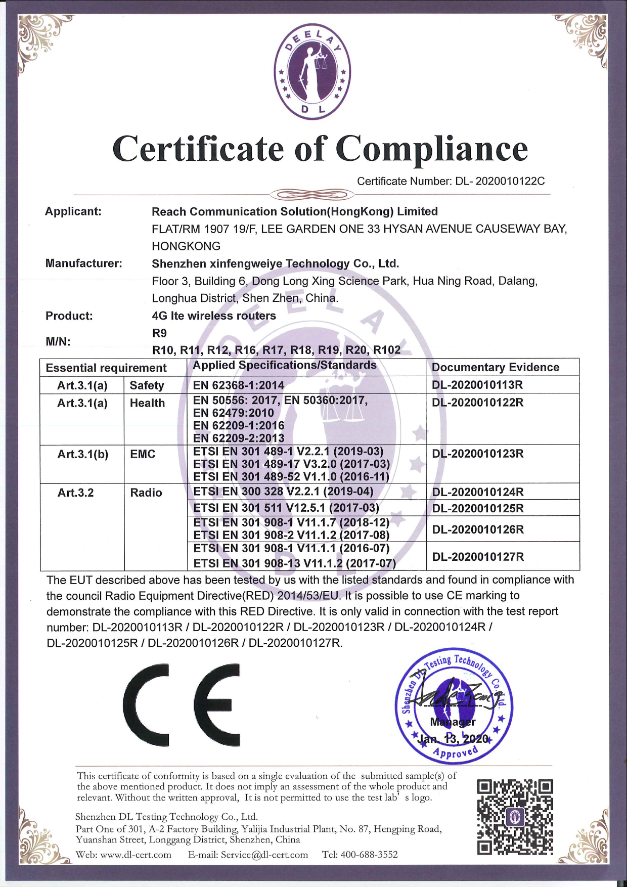 Buy Wholesale China 4g Cpe Router Support Tr069, Vpn And Votle Optional ...