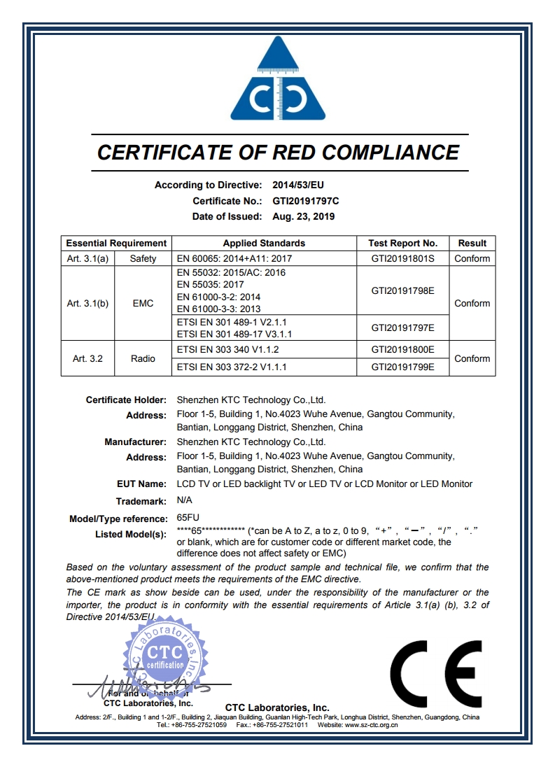 Buy Wholesale China Ktc 65-inch Smart Mini-led Borderless Tv 65h Led Tv ...