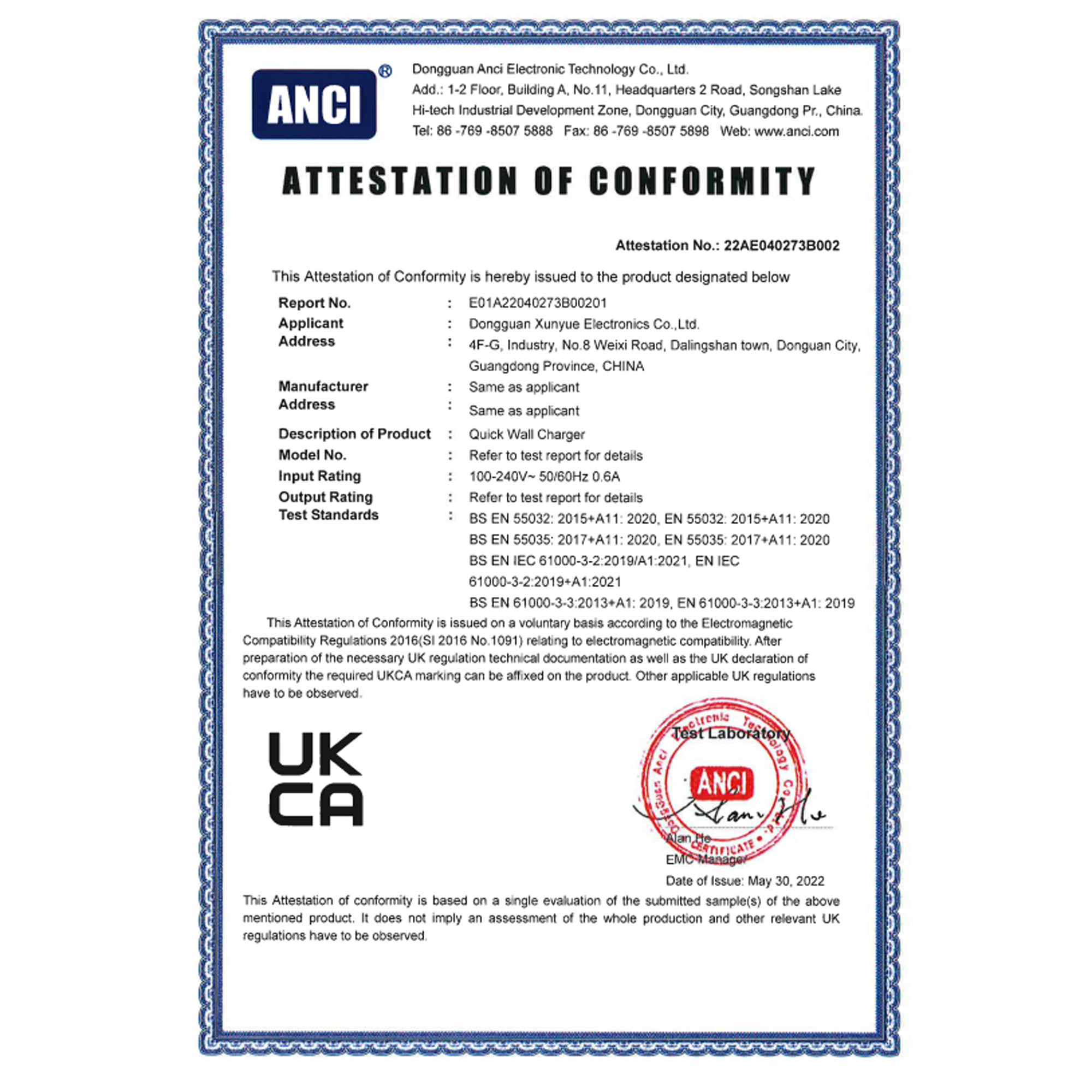 Buy Wholesale China Ukca International Power Adapter Usb C Wall Adapter ...