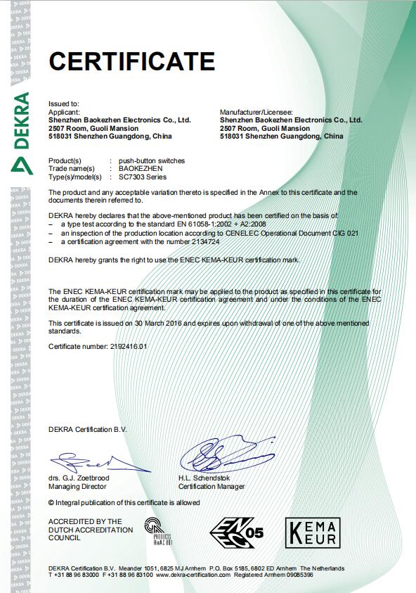 Buy Wholesale China Baokezhen Sc7303 Mini 3pins Micro Switches Spdt ...