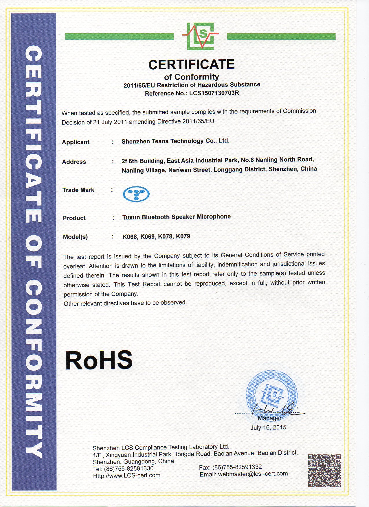 Buy Wholesale China Tosingk068/tuxun 068 Condenser Wireless Link ...