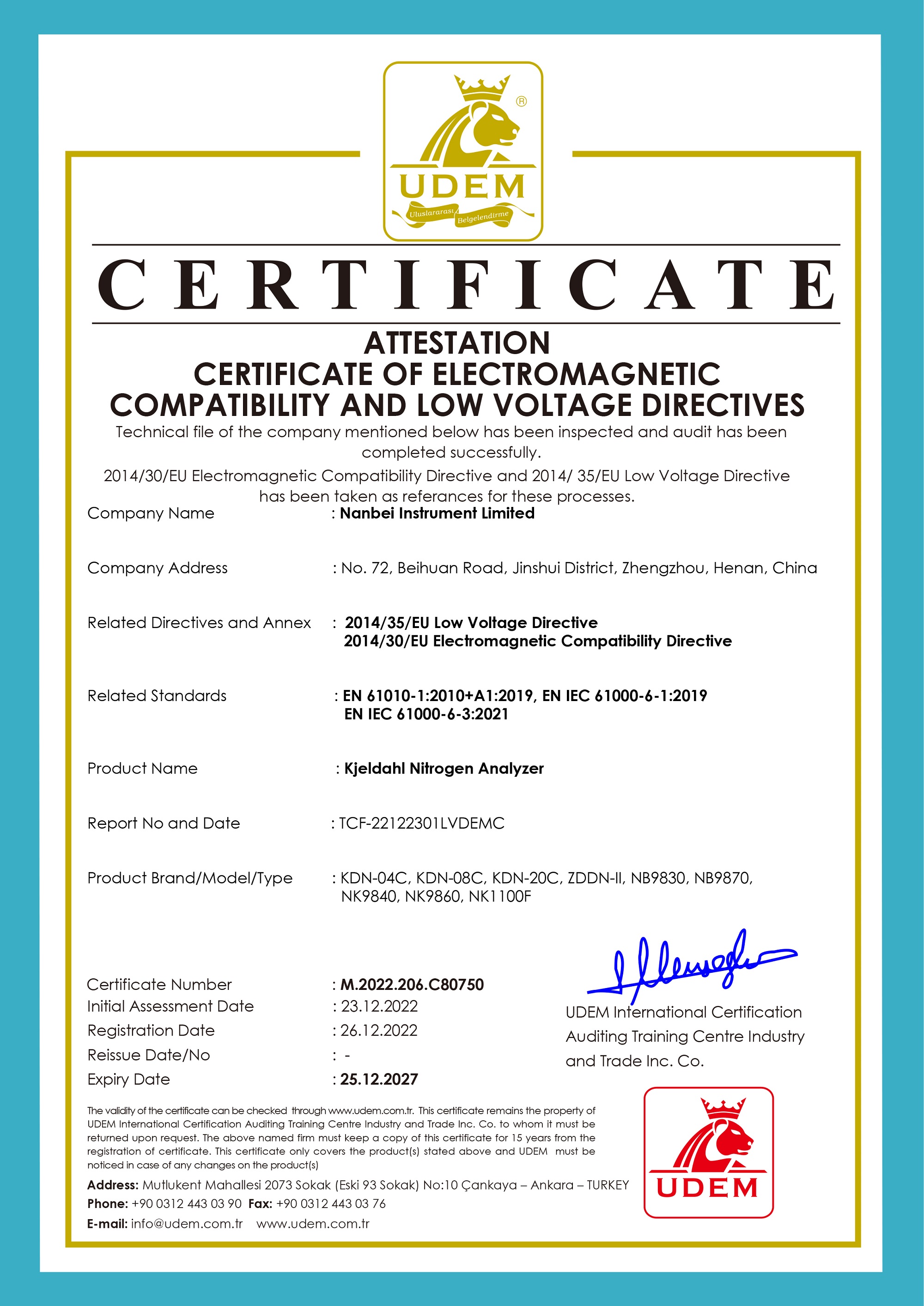 Buy Wholesale China Fully Automatic Kjeldahl Nitrogen Analyzer ...