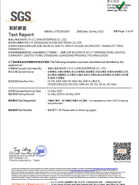 Buy Wholesale Taiwan Smd Type Metal Film Melf Resistors & Chip at USD 5 ...