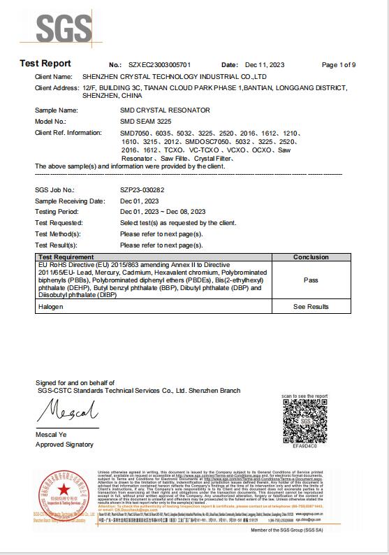 Smd Xtal 3225 4 Pin 32mhz 12pf 10ppm Crystal Resonator $0.055 ...