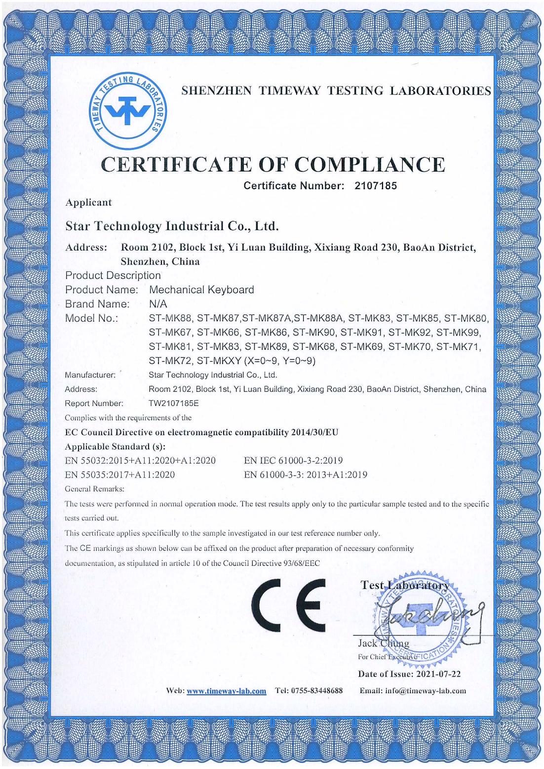 Factory Direct Supplier St-mks82 Gasket Ktt Switch Mechanical Keyboard ...