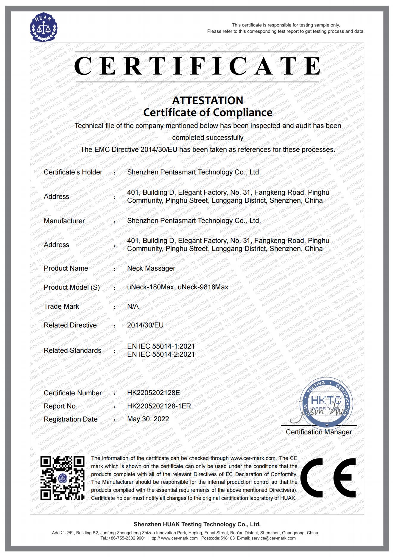 Buy Wholesale China Resteck Massager For Neck And Back With Heat Best ...