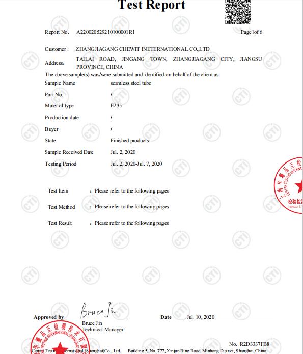 Buy Wholesale China En10305 Per Customized High Precision Hydraulic ...