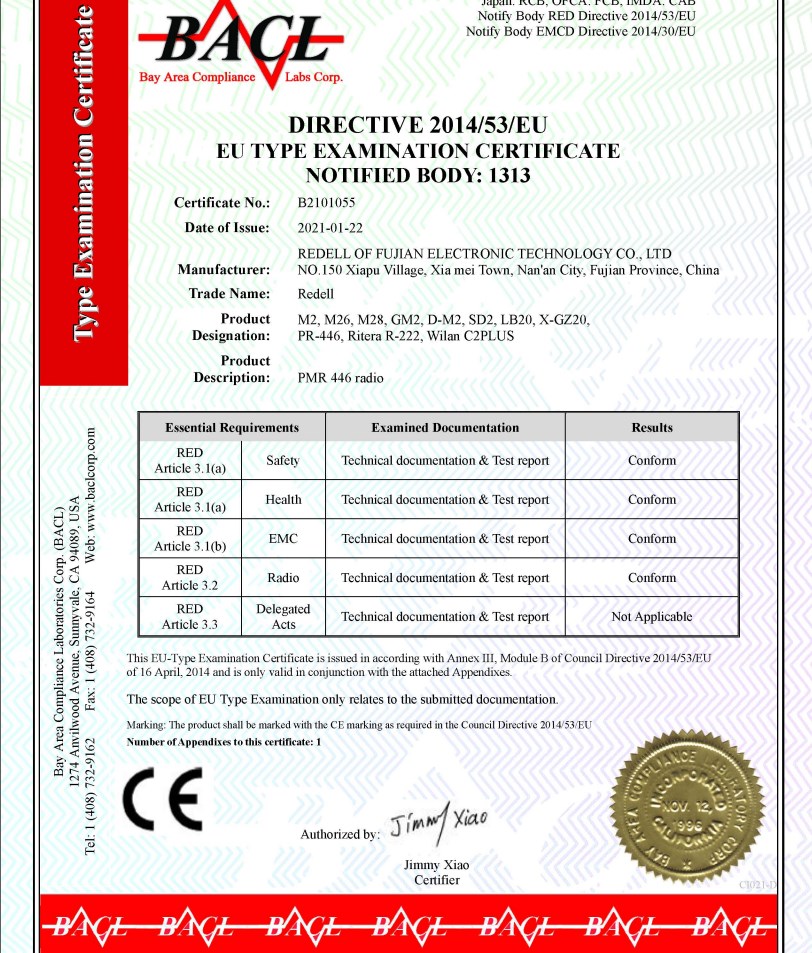 Buy Wholesale China Pmr 446 Free License Ce Certificate Li-ion Battery ...