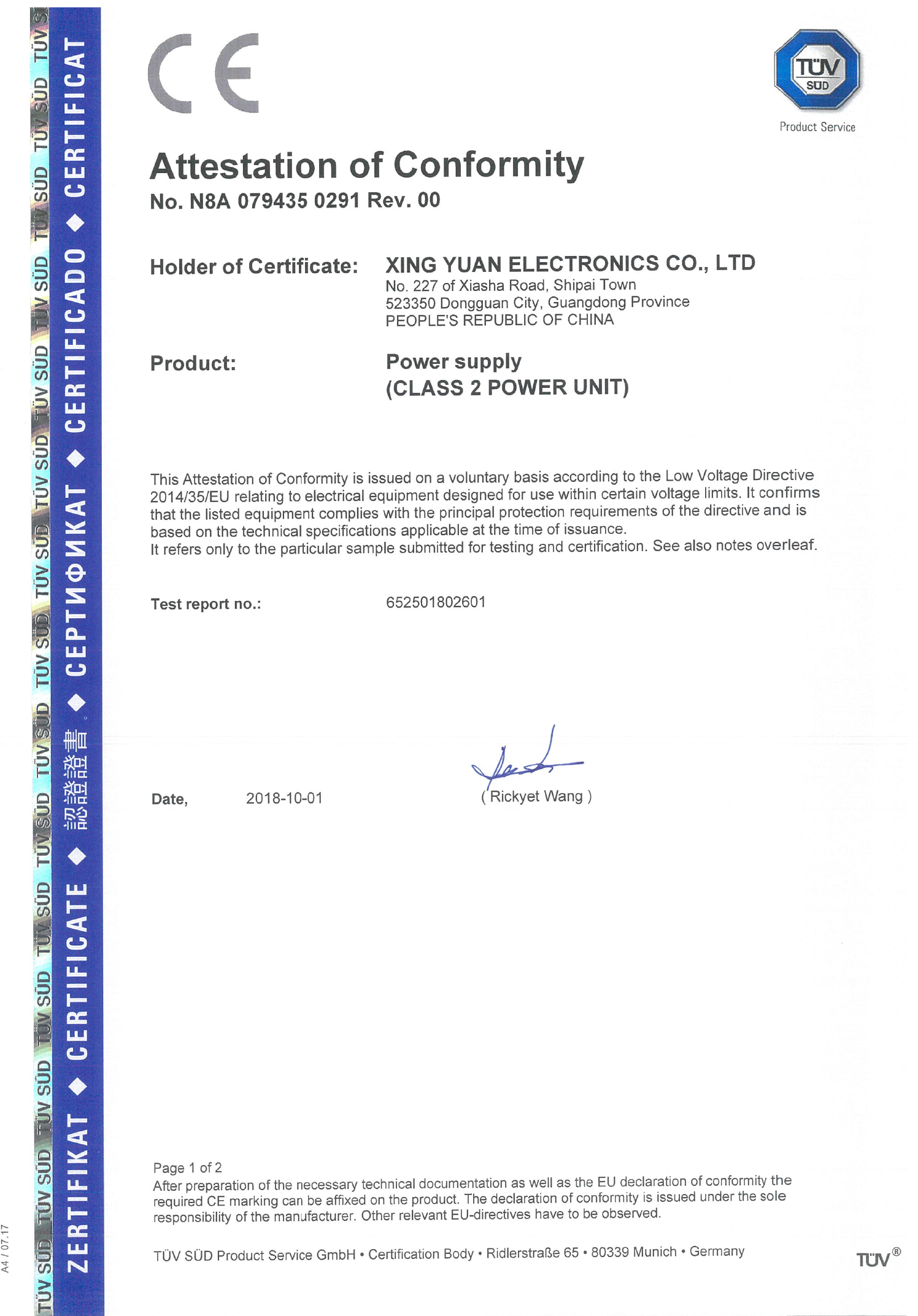 Lighting Transformers, 10W Output Power, CE, BS, SAA and FCC ...