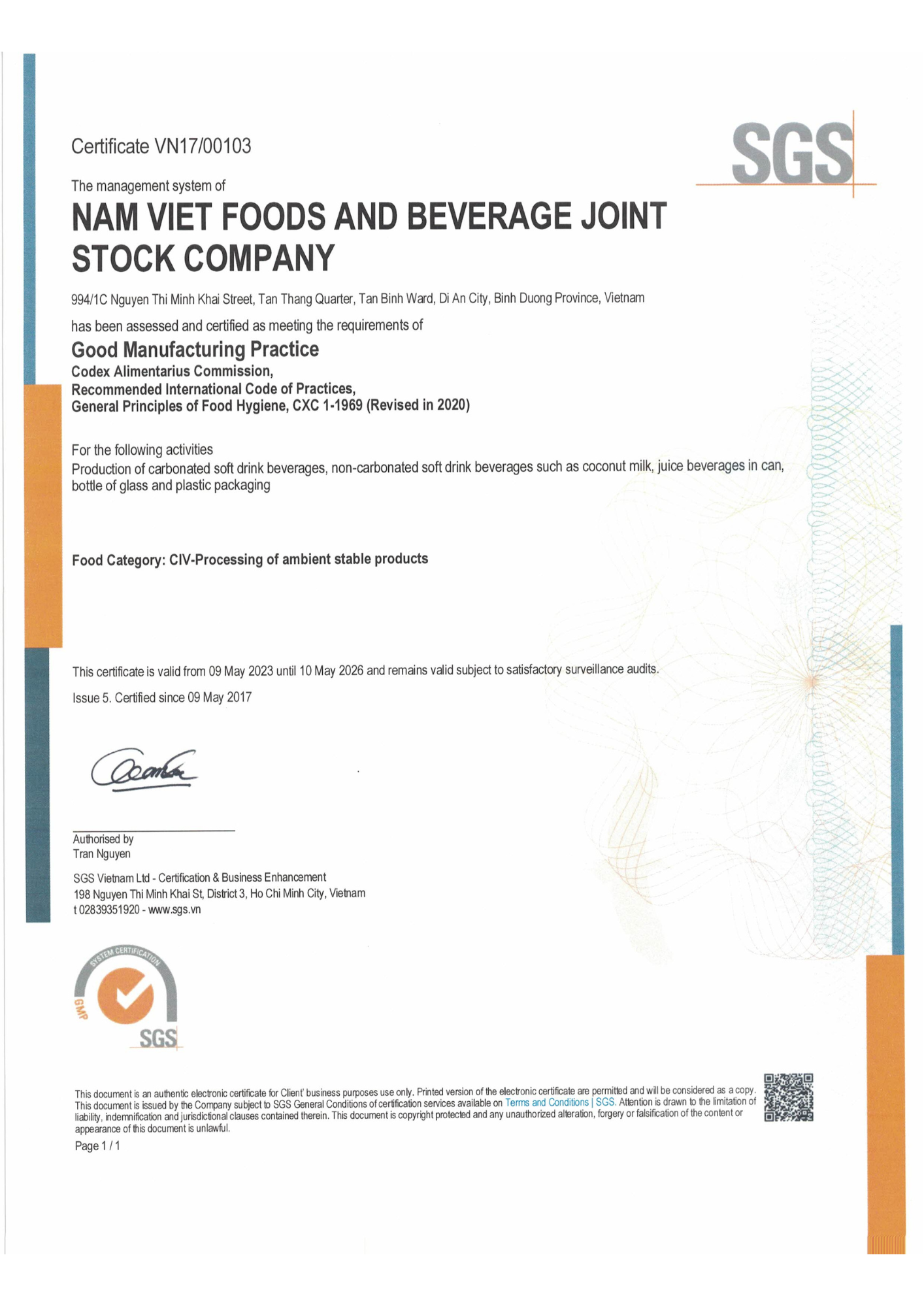 Company Overview of Vietnam Fruit & Vegetable Manufacturer - NAM VIET ...