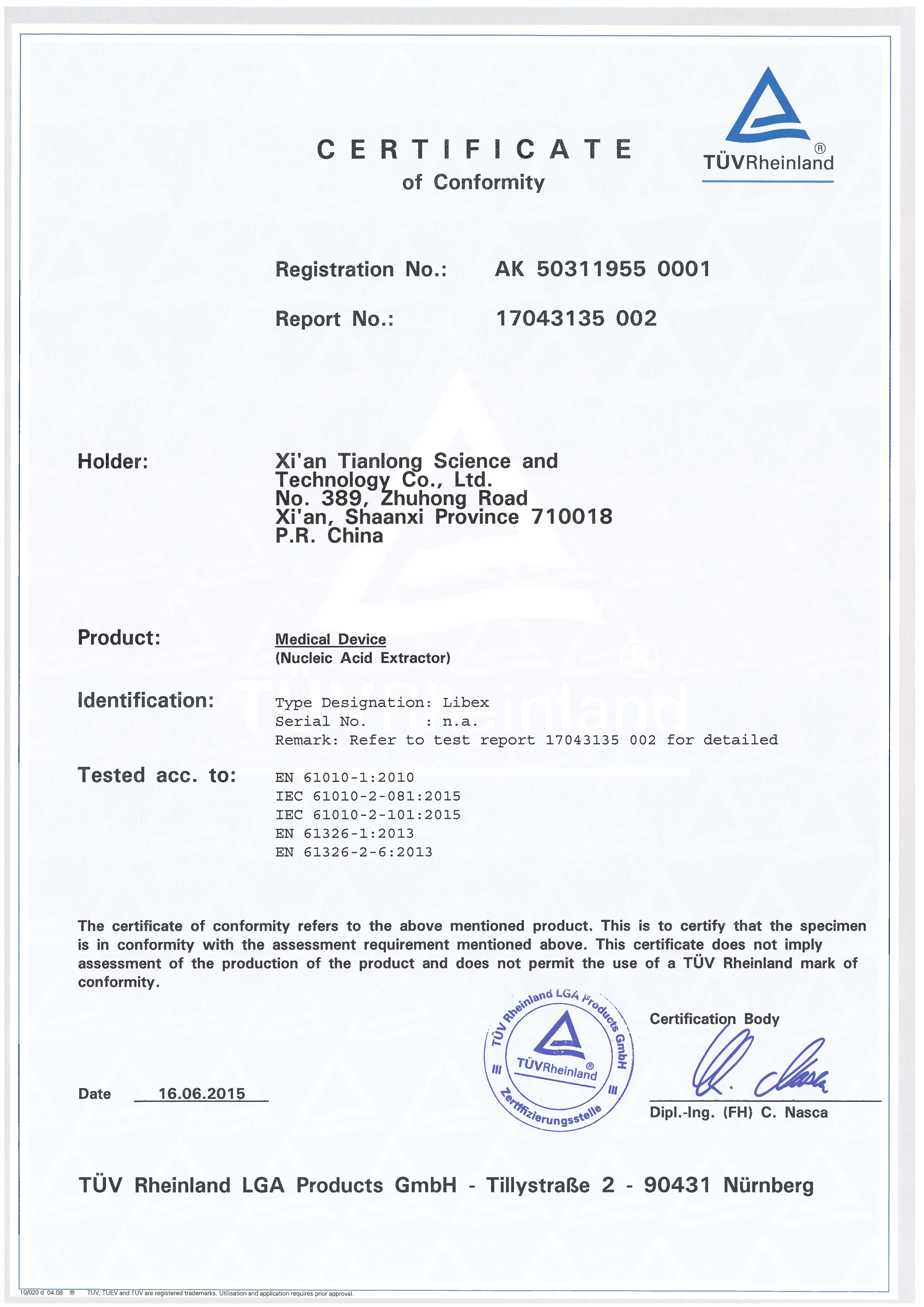 Buy Wholesale China Tianlong Libex High Efficiency Nucleic Acid ...