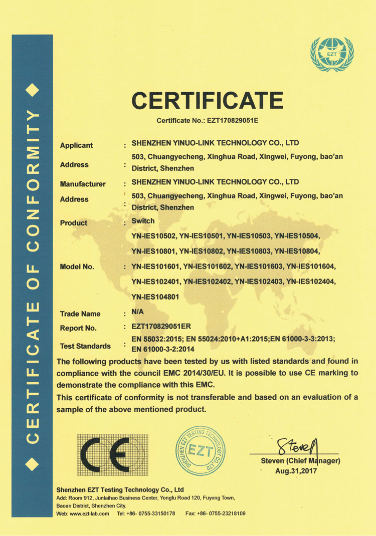 Unmanaged 4 Port 10/100/1000 Mbps Ethernet Embedded Switch Module for ...