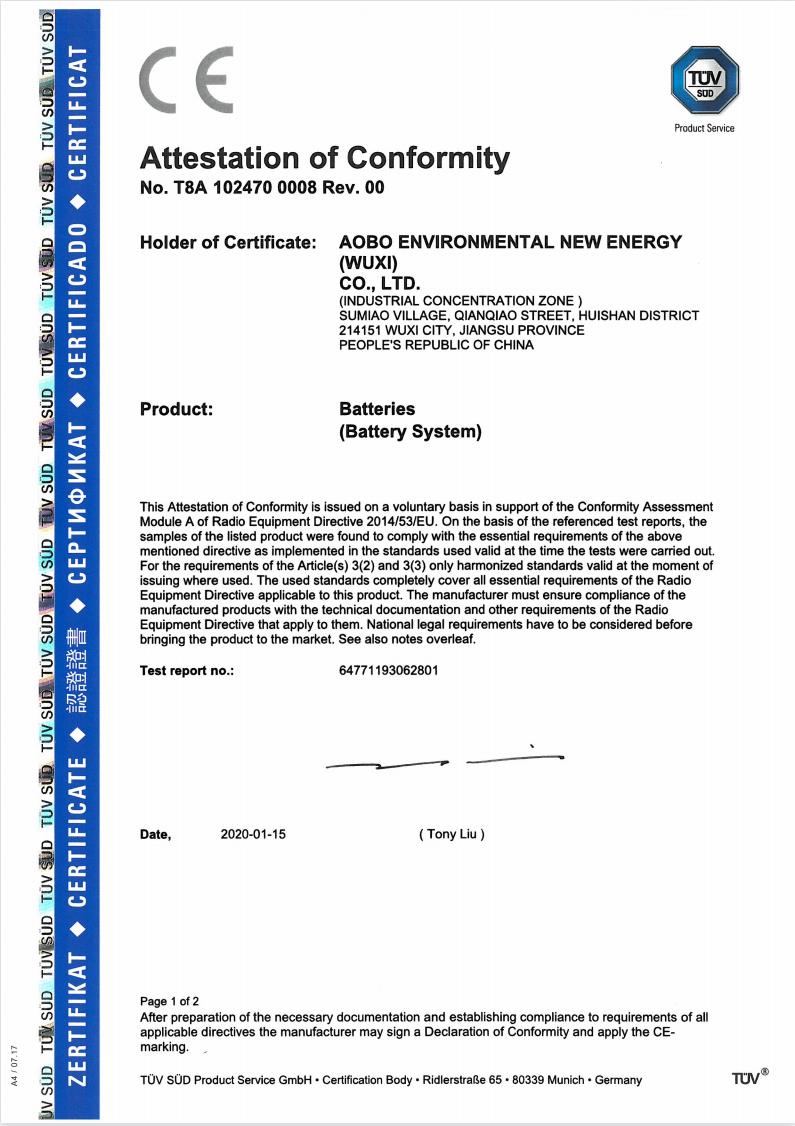 Buy Wholesale China Aobo Electric Vehicle Battery 5kwh & 10kwh & 15kwh ...