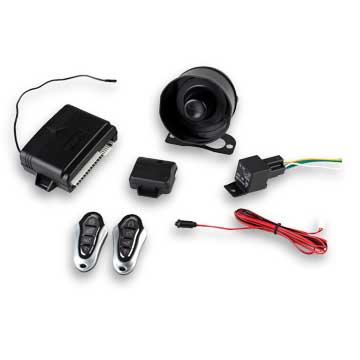 One-way car alarm system includes two remote controls | Global Sources