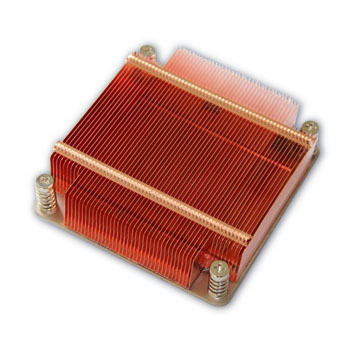 Heat sink features high-density copper fin array | Global Sources