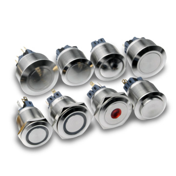 Illuminated push-button switch has IP67, IK10 rating | Global Sources