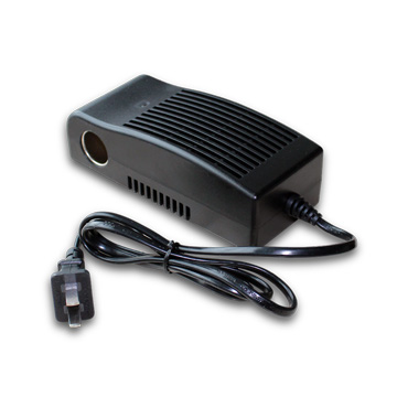 AC/DC power adapter has cigarette lighter socket | Global Sources