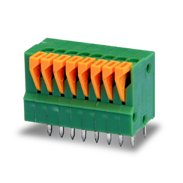 Screwless terminal block has UL94V-0-rated housing | Global Sources