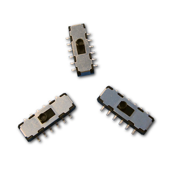 SMD slide switch with 6VDC, 0.3A rating | Global Sources