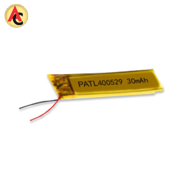 30mAh ultranarrow Li-polymer battery | Global Sources