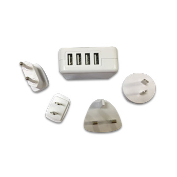 USB charger bundles 4 interchangeable plugs | Global Sources