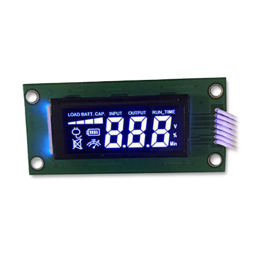 Segmented LCD module with blue backlight | Global Sources