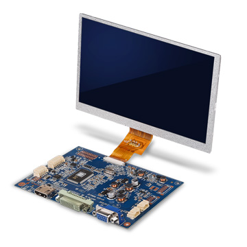7in TFT-LCD module with OSD, touch panel | Global Sources