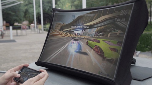 Innovative device uses projector to create a portable monitor | Global ...