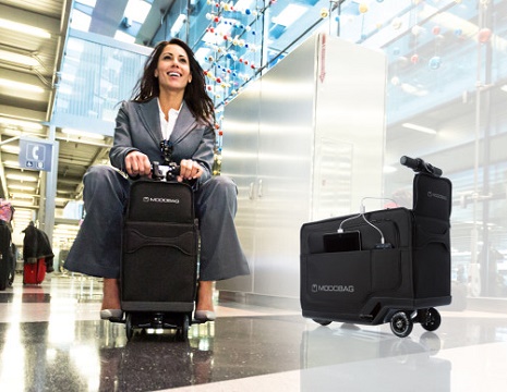 Modobag: The world's first motorized rideable carry-on luggage | Global ...
