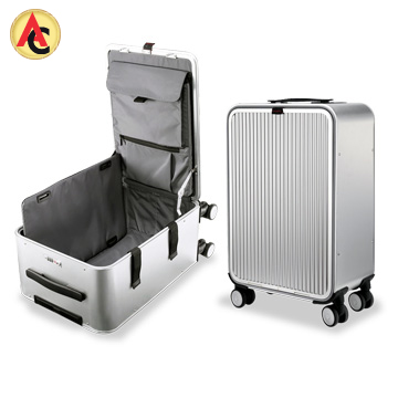 Hardside luggage has aircraft-grade metal alloy shell | Global Sources