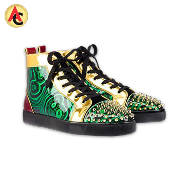 Women's sneakers with multicolor leather uppers | Global Sources