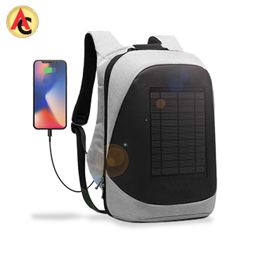 USB-charging anti-theft solar backpack