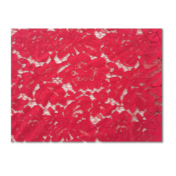 Lace fabric features circular floral pattern | Global Sources