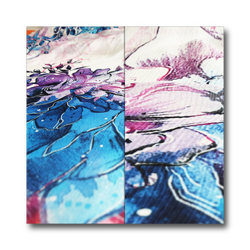 Silk fabric features digital printing | Global Sources