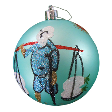 Seamless Christmas ball features handpainted design | Global Sources