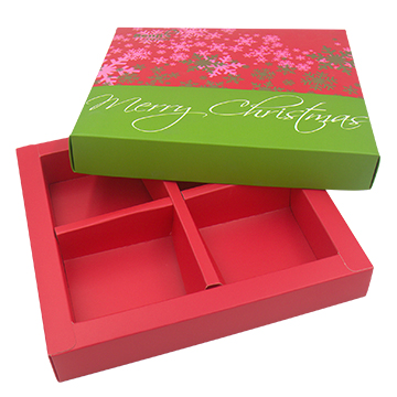 Partitioned gift box utilizes coated art paper | Global Sources