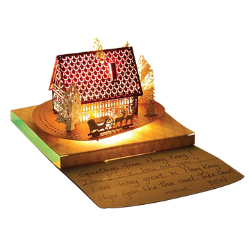 Pop-up greeting card lights up | Global Sources