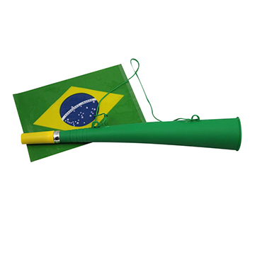 Stadium horn matches flag colors | Global Sources