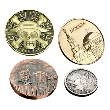 Custom 3D/2D souvenir coin | Global Sources