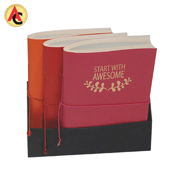 Rexine-covered leaf-print notebook | Global Sources