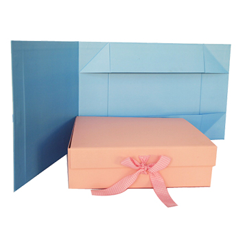 Foldable pastel gift box with magnetic lock | Global Sources
