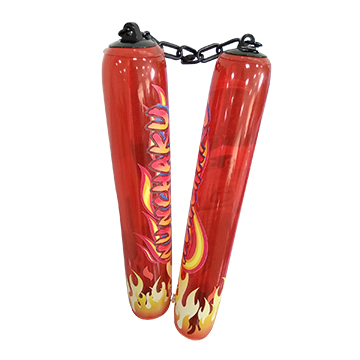 Inflatable 7P-free PVC nunchucks with LED | Global Sources