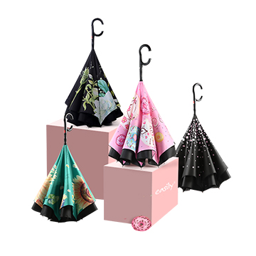 Double-layer promotional inverted umbrella | Global Sources