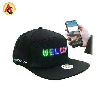 Promotional cap with LED display | Global Sources